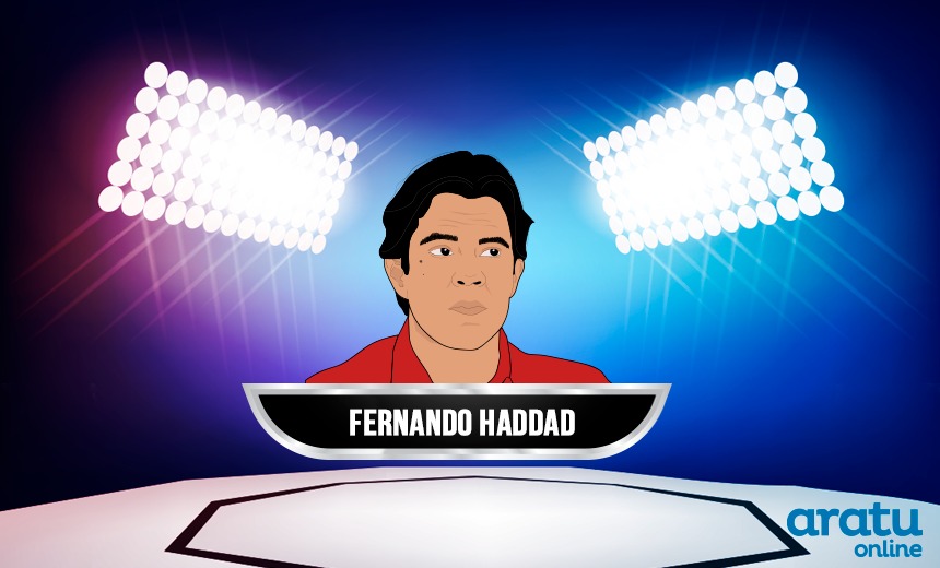 “Contem comigo para lutar pelas causas de vocês”, disse Fernando Haddad ...