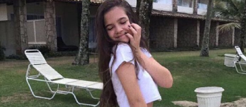 PARECE QUE FOI ONTEM: Aos 13 anos, Mel Maia posta foto nas redes ...