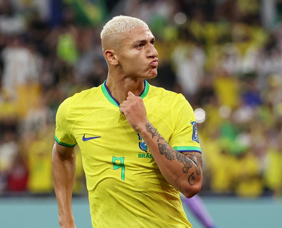 Humorista deixa Richarlison sem graça após o jogo: Humorista deixa Richarlison sem graça após o jogo: