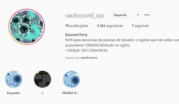 "Vacilo Covid": o perfil que "dedura" moradores de Salvador que furam a ...