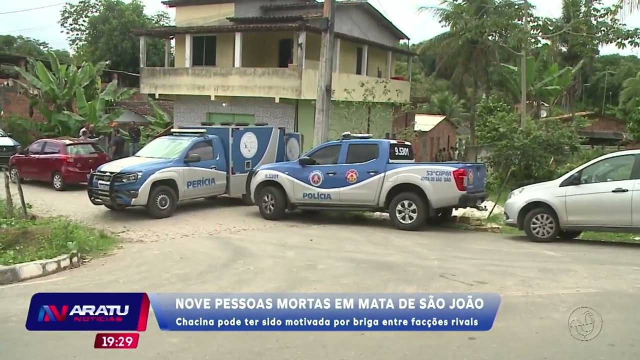 Nove Pessoas Mortas Em Mata De São João Chacina Pode Ter Sido Motivada