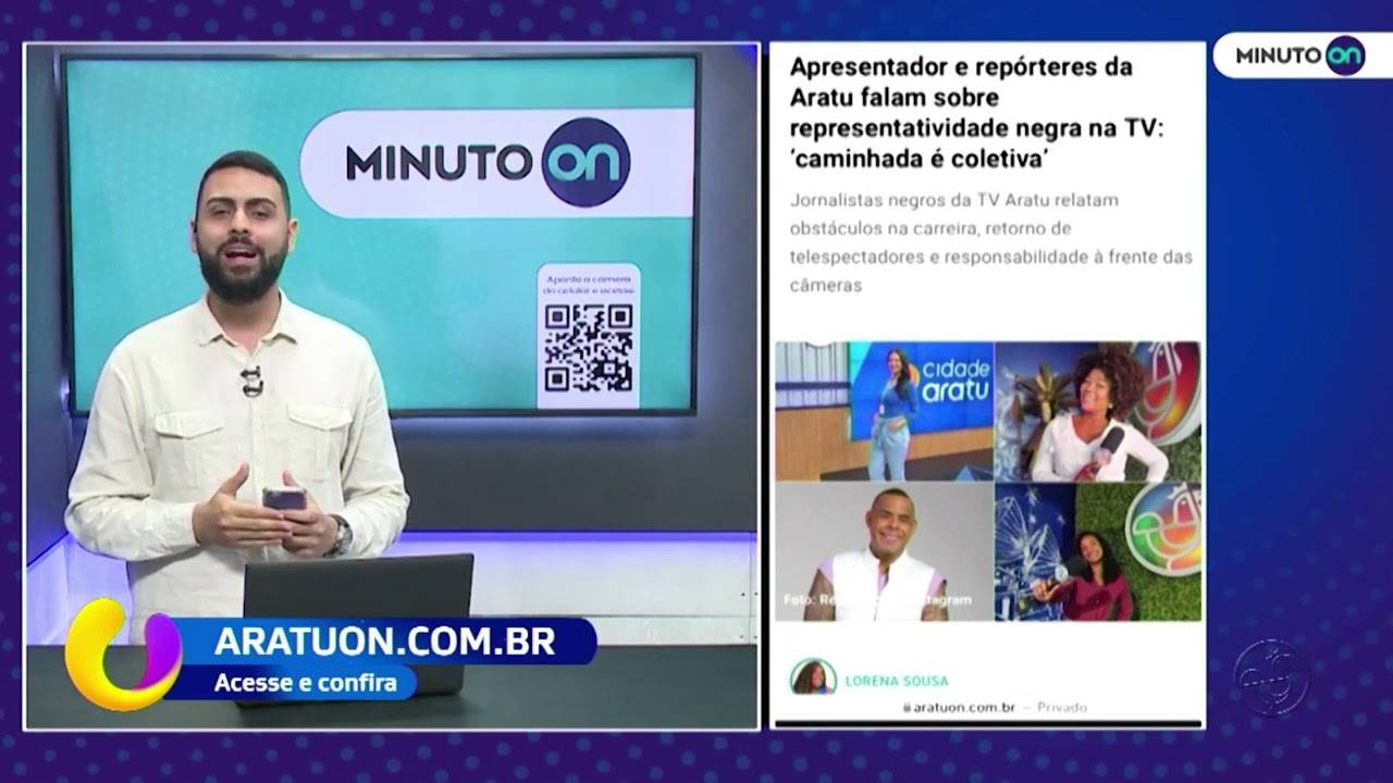 Minuto On: Apresentador e repórteres da TV Aratu falam sobre ...