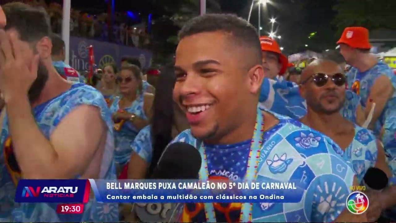Bell Marques puxa Camaleão no 5º dia de Carnaval e embala multidão ...