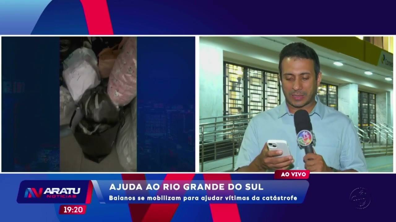 Baianos se mobilizam para ajudar vítimas de tragédia no RS | Aratu On ... Baianos se mobilizam para ajudar vítimas de tragédia no RS | Aratu On ...