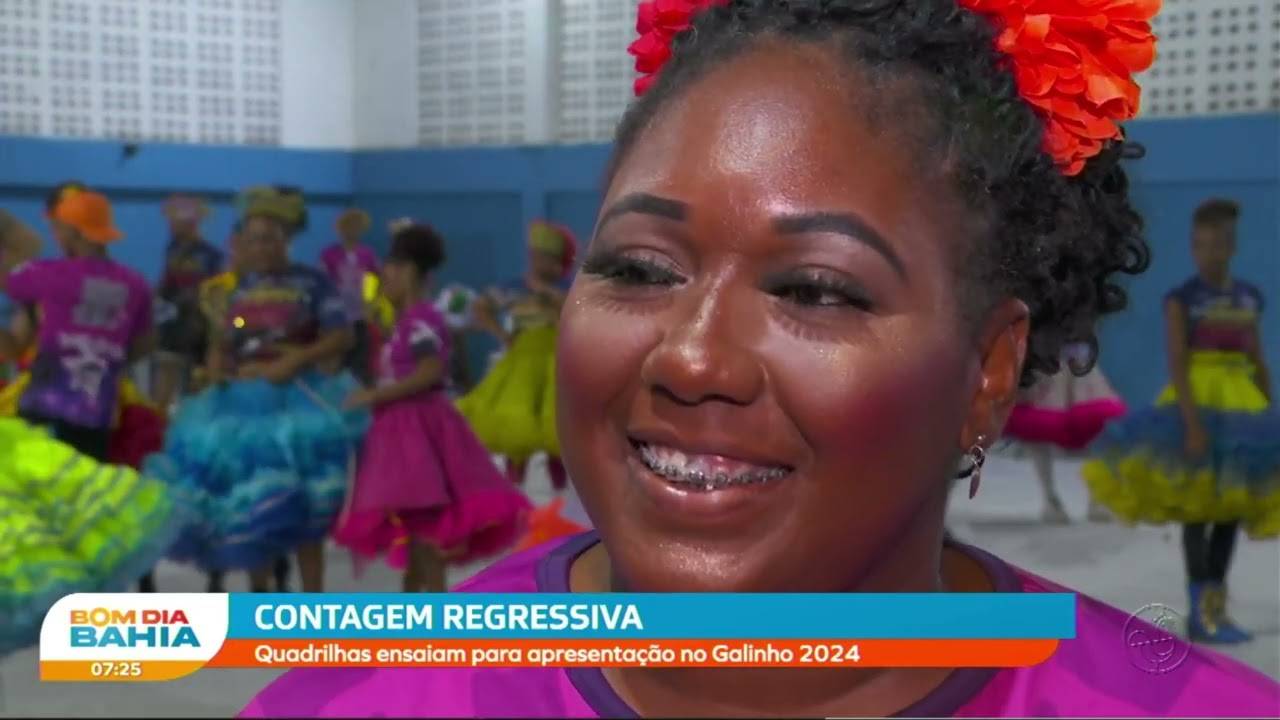 Quadrilhas de São João ensaiam para o Galinho 2024 | Aratu On ...
