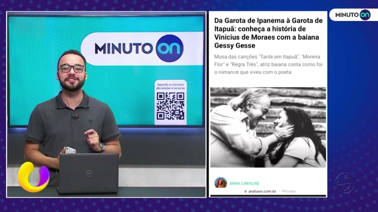 Minuto On: conheça a história de Vinícius de Moraes com a baiana Gessy ...