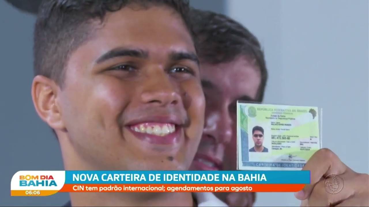 Nova Carteira de identidade na Bahia: CIN tem padrão internacional ...